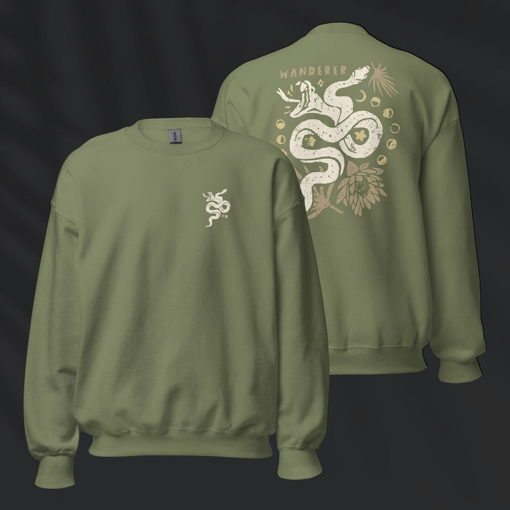 Snake Eyes Pullover | Sage – Fortunate Wanderer